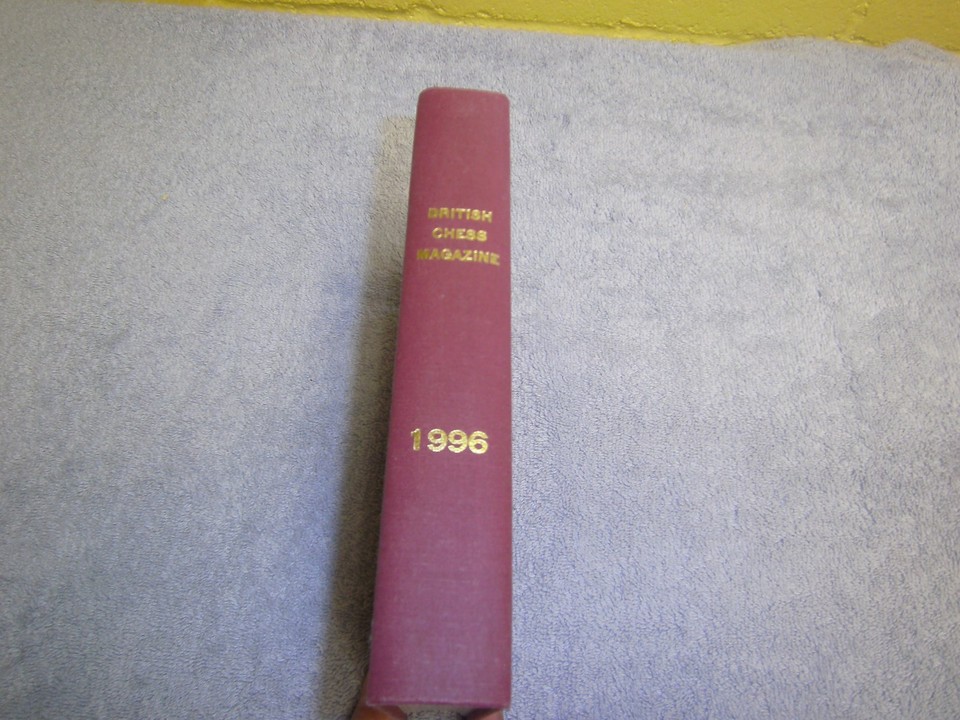 Vintage Allan Troy Chess Book-BCM#4-British Chess Magazine Bound Volume ...