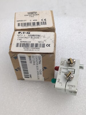 New Cutler -Hammer 10250T51 Contact Block QUANTITY | eBay