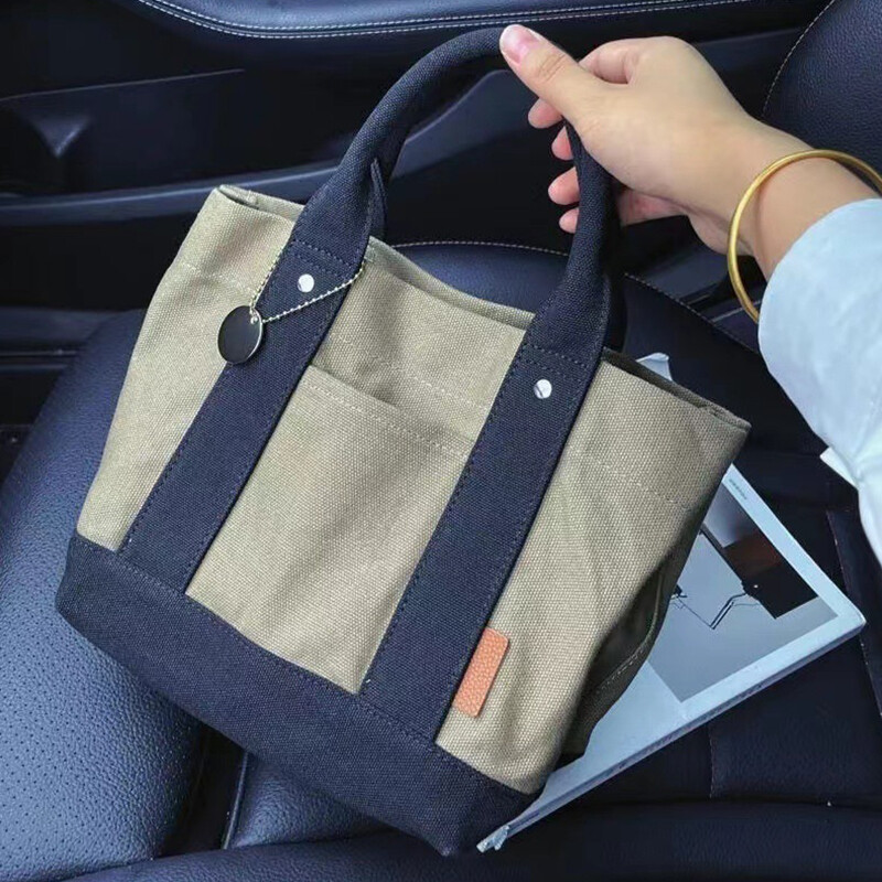 1Pcs Canvas Lunch Box Large Capacity Convenient Practical Portable ...