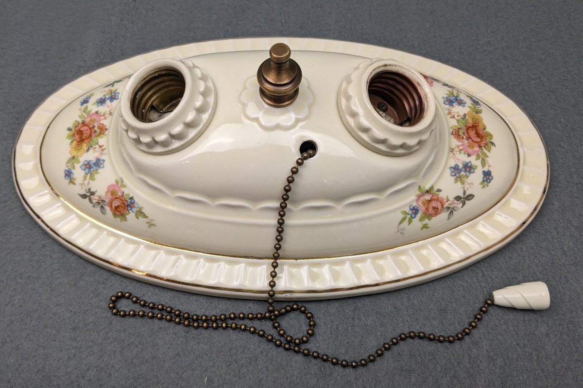 Porcelier Porcelain Lights Art Deco Porcelier Porcelain Cowboy Fixture