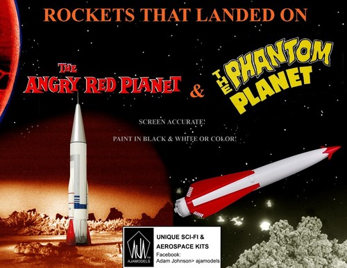 THE ANGRY RED PLANET/ THE PHANTOM PLANET MODEL KITS | eBay