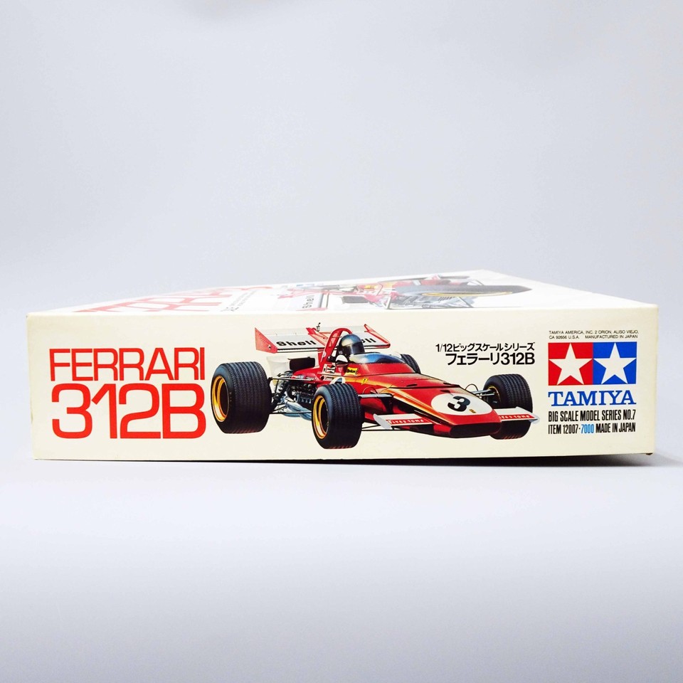 Tamiya 1/12 Ferrari 312B Big Scale Series F1 Vintage Plastic model Kit ...