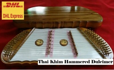 Thai Khim Hammered Dulcimer Musical Tradition Instrument Wood Khaen ...