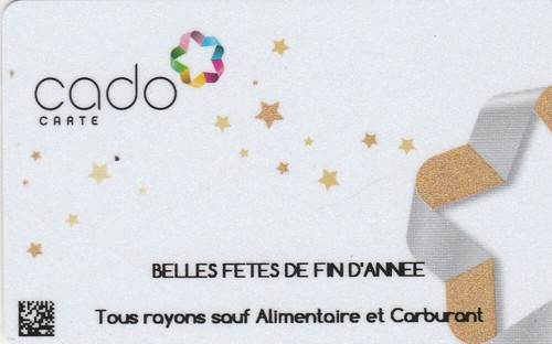 CARTE CADEAU GIFT CARD " CADO 83 eu " (France) | eBay