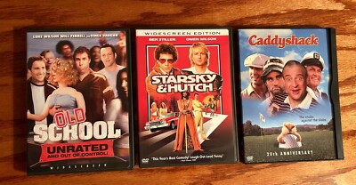 🤣3 Classic Comedy DVDs - Old School, Starsky & Hutch, Caddyshack ...