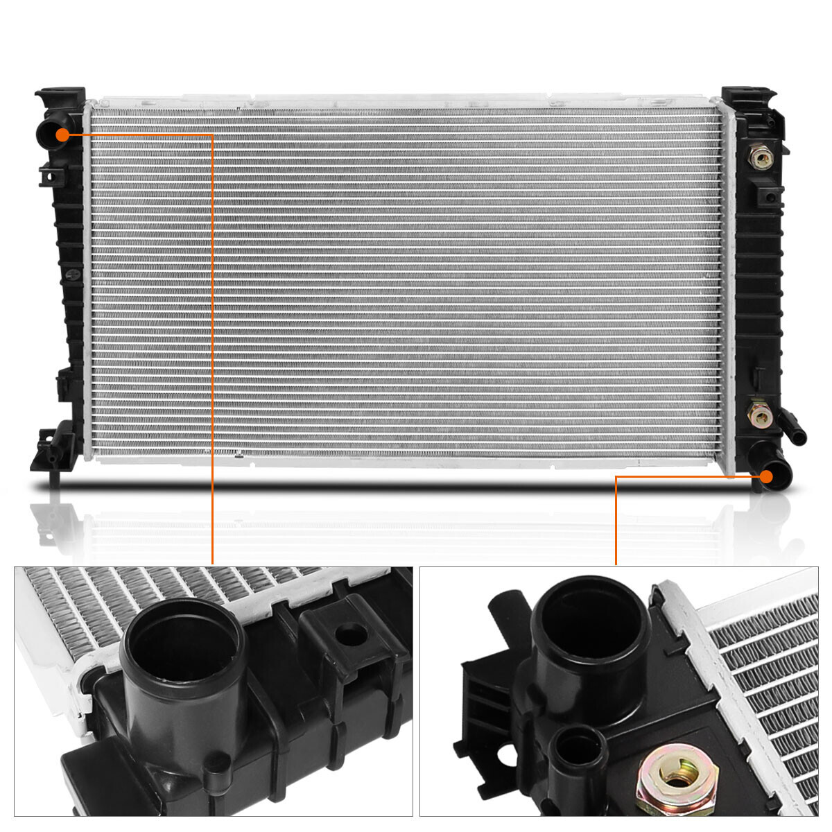 Aluminum OE Replacement Radiator for 99-07 Ford Windstar/Freestar AT/MT ...