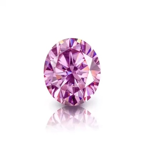 1 to 10 Cts Oval Cut Pink Color Diamond Natural D Grade VVS1 + 1 Free ...
