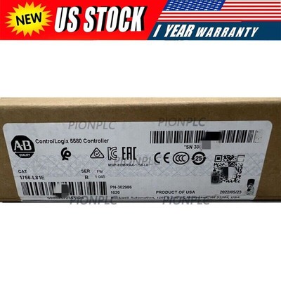 New Sealed Allen-Bradley 1756-L81E B ControlLogix 5580 Processor 3MB ...