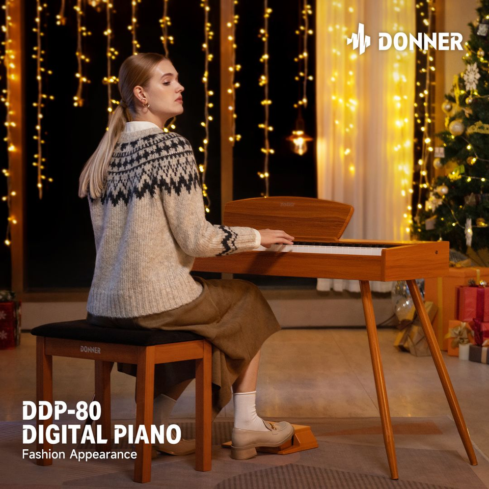 🎹 Donner DDP-80 Digital Piano Keyboard 88 Key 128 Polyphony | Sound Upgraded | eBay