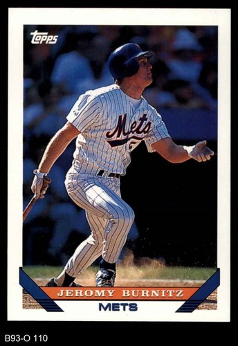 1993 Topps Traded #110 Jeromy Burnitz T Mets 8 - NM/MT | eBay