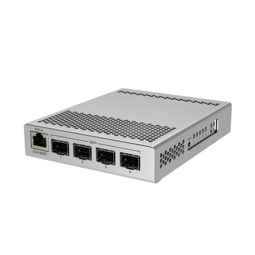 Mikrotik CRS305-1G-4S+IN Cloud Router Switch 4xSFP+ 1x GLAN PoE-In ...
