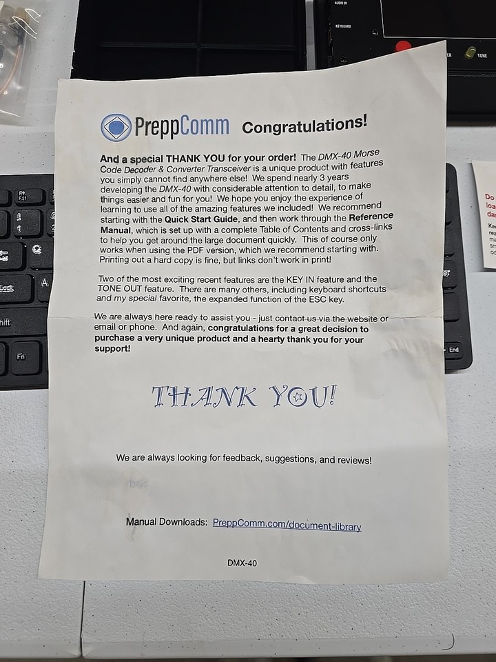 The Original Morse Code Transceiver!Preppcomm DMX-40 Morse Transceiver BUNDLE! | eBay