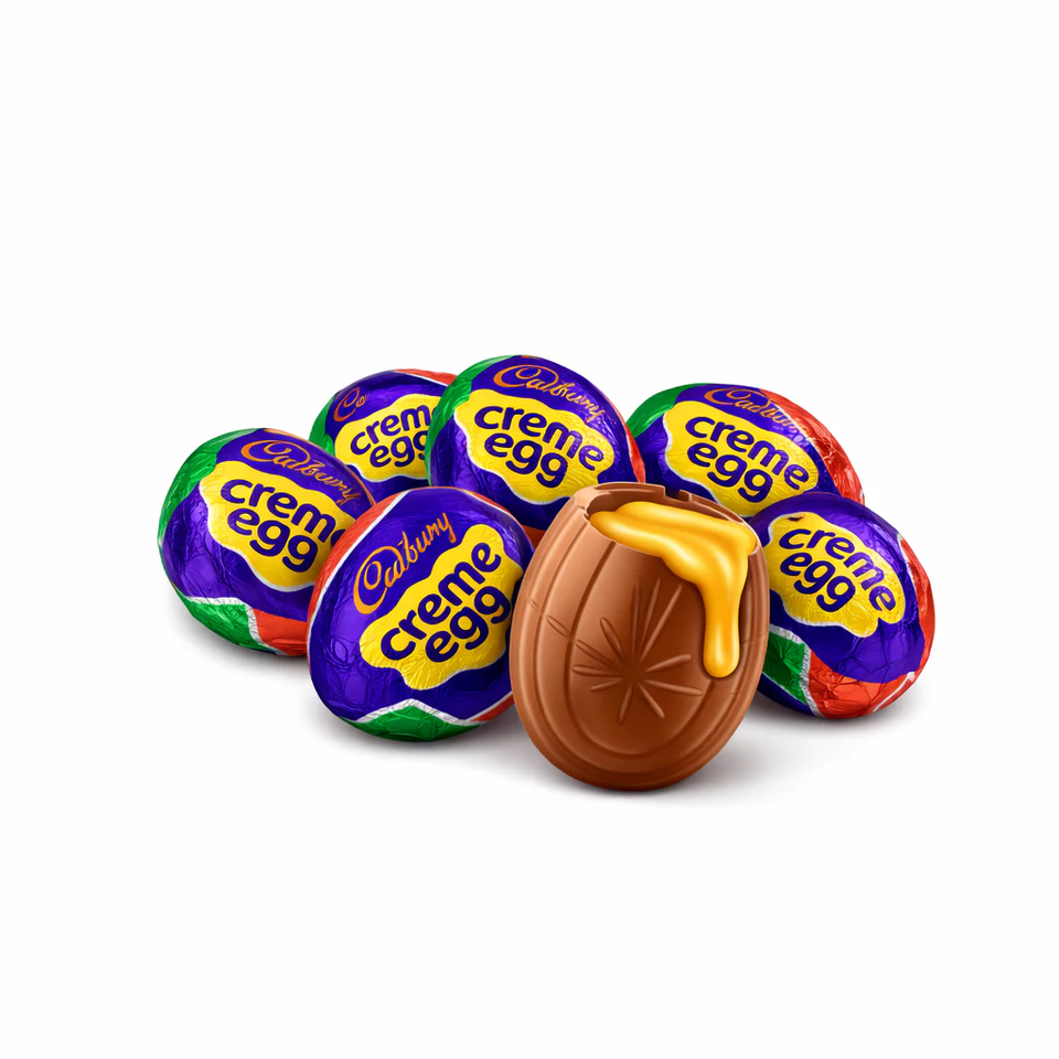 Cadbury Mini Creme Eggs 5lb Bulk Bag 0.31oz Milk Chocolate Easter Candy ...