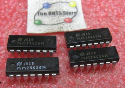 MM74C20N National Semiconductor TTL IC Dual 4-Input NAND Gate DIP 7420 ...