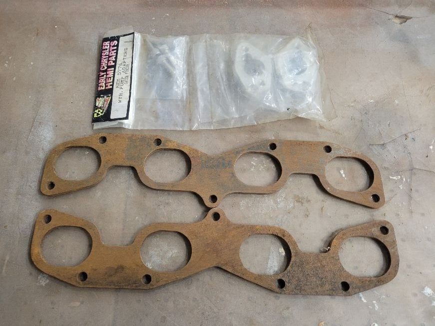 1955-1958 Mopar 331 354 392 Hemi Rocker asy, Distributer, plug tubes ...