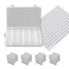 1 Pack 36 Grids Plastic Embroidery Floss Cross Stitch Organizer Box ...
