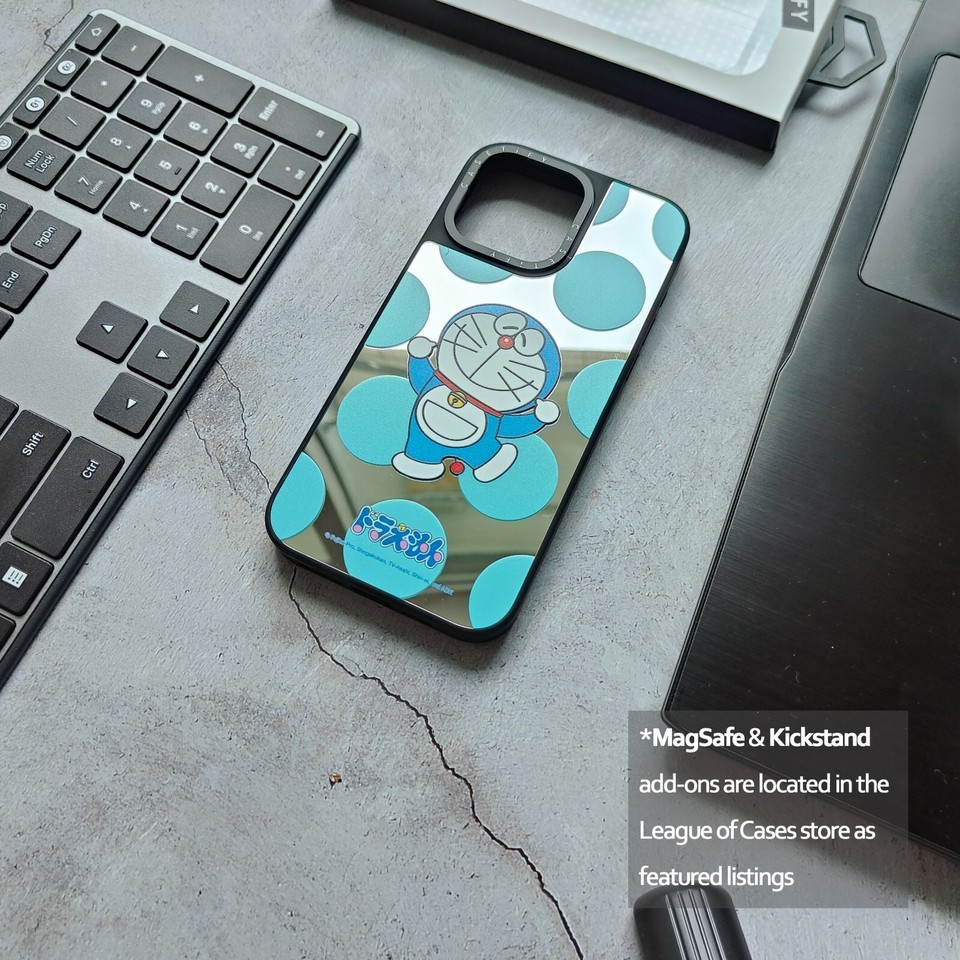 Doraemon Casetify Cases for iPhone 13-17 optional MagSafe & Kickstand ...