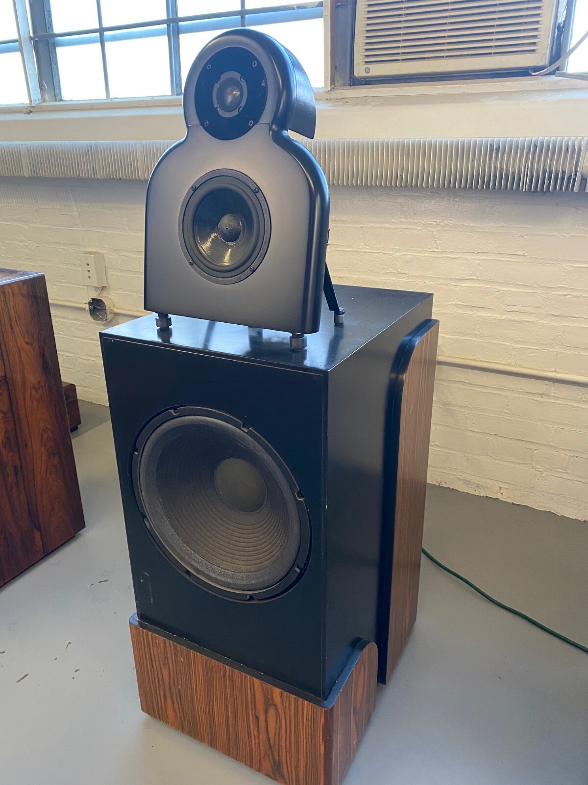 Acarian Alon IV Loudspeaker Brown Italian Rosewood Veneers | eBay