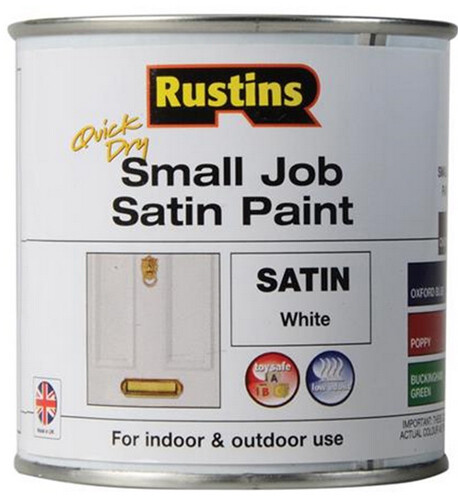 Small Job Gloss & Satin Colour Paint Rustins Indoor & Outdoor Use For ...