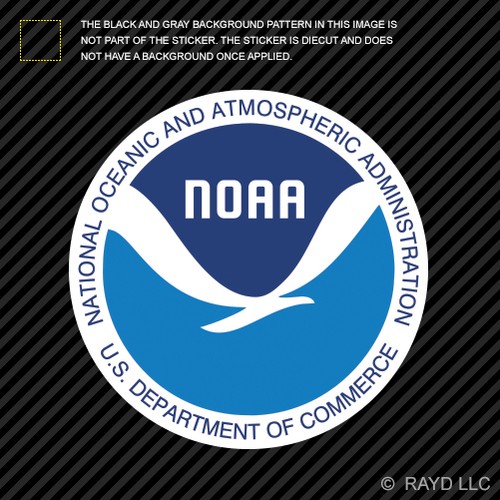National Oceanic and Atmospheric Administration Logo Sticker Decal ...
