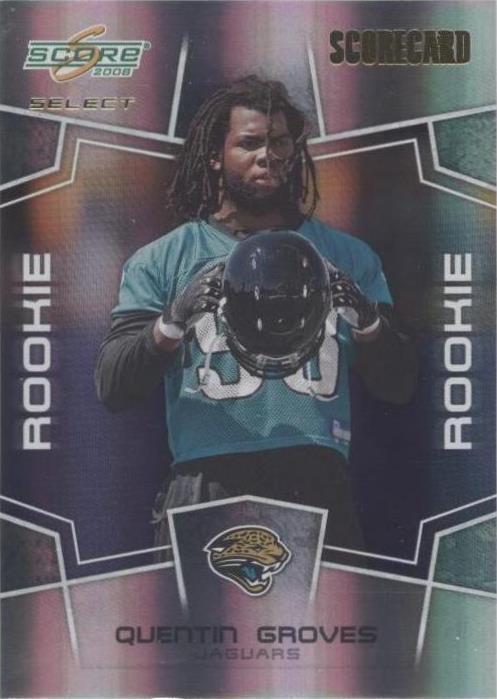 2008 Score Select - Rookie Quentin Groves #372 Scorecard /100 (RC) for ...