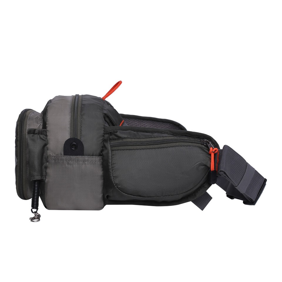 Fly Fishing Chest Pack Tackle Storage Hip Bag River Fishing Waist Pouch ...