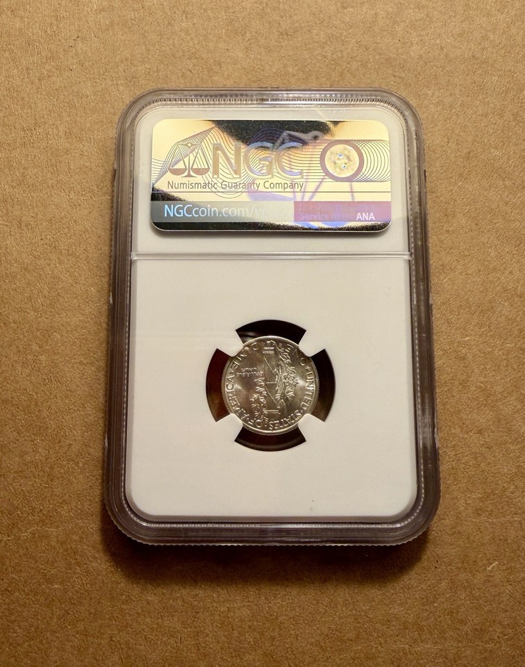 1945-S Mercury Dime NGC MS66 Bright White Luster Beautiful Silver Coin ...