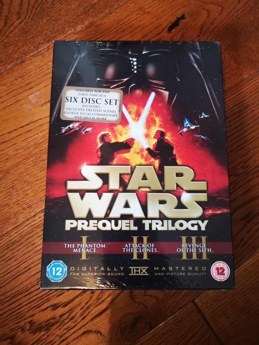 Star Wars Prequel Trilogy Dvd Box Set Star Wars Prequel Trilogy And