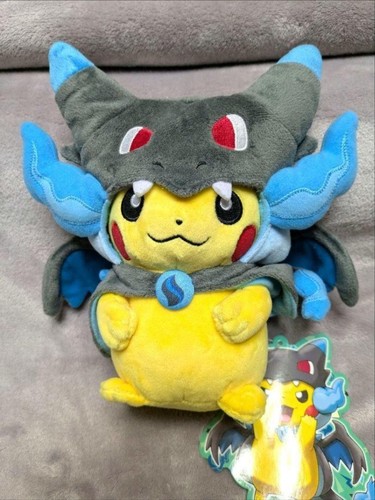 Pokémon Center Limited Mega Lizardon X Poncho Pikachu Plushie A-250604 ...