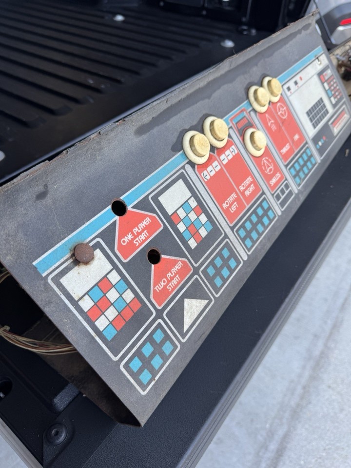 Atari Asteroids Deluxe Control Panel semi Complete For Arcade Game | eBay