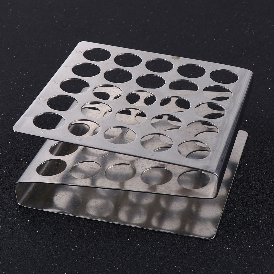 Stainless Steel Test Tube Rack Metal Test Tube Holder Z Shaped Test ...