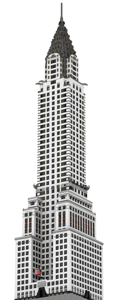 LEGO ® MOC Set. Chrysler Building. New York (USA) Skyscraper United ...