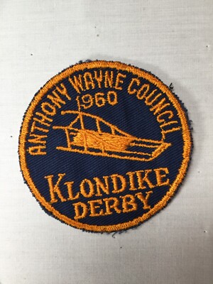 1960 Anthony Wayne Area Council Klondike Derby Activity Patch | eBay