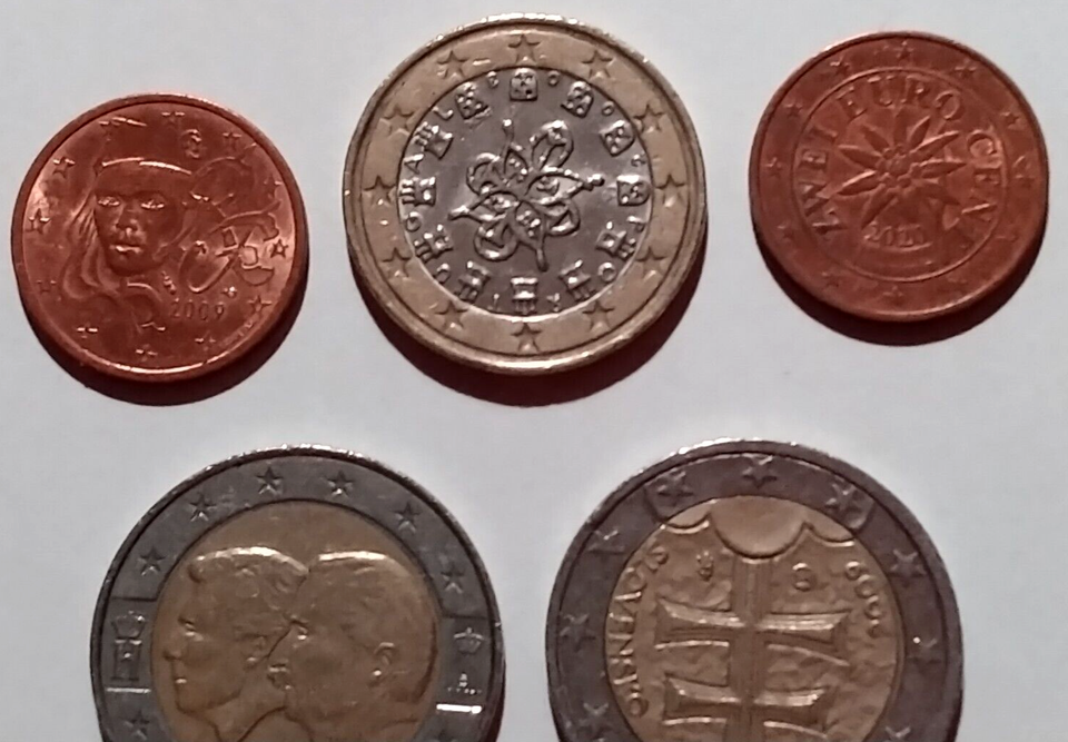 Euro Coins Collection - Multiple International Very Fine - Extremely ...