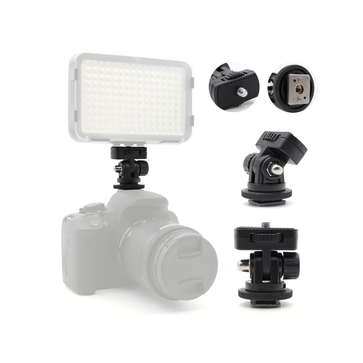 Tripod Camera Mount Light Extendable Auto Face Tracking Tripod 360°