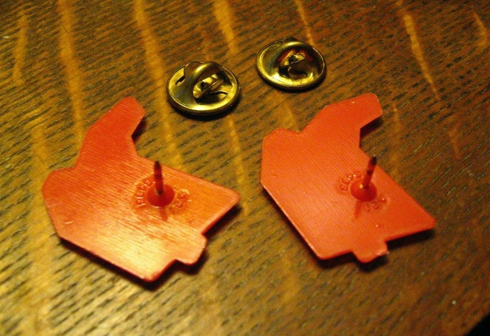 Red Cowgirl Boots Lapel Pin - Vintage Country Western Cowboy Rodeo Shoe ...