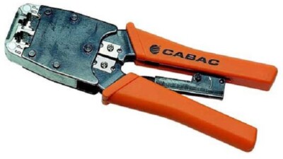 Cabac RATCHET CRIMP TOOL CABRJ1245 Suitable For RJ12/RJ45 Square ...