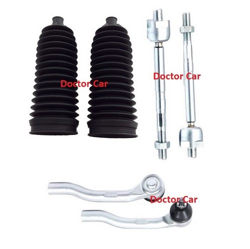 6 Tie Rod Rack End Steering Rack Cover Kit For 2008-2016 Honda Freed ...