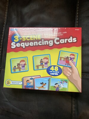 Lakeshore 3 Scene Sequencing Cards Ages 3+ includes 48 cards ...