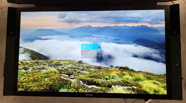 Microsoft 84' Surface Hub 1596 4K Multi Touch Monitor w Stand - Line on ...