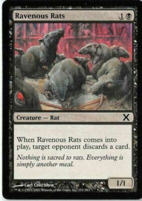 4 Ravenous Rats - LP - 10th Edition - mtg - x4 4x | eBay