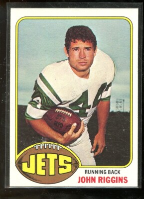 1976 TOPPS #305 JOHN RIGGINS JETS NRMINT A03024 | eBay