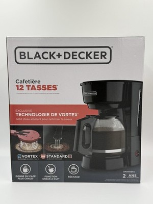 Black+Decker CM0915BKD 12 Cup Coffee Maker Vortex Technology Black NEW Sealed | eBay