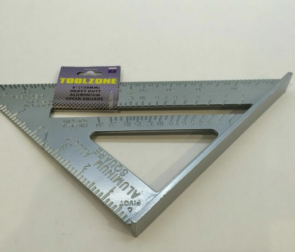 Toolzone 6 inch Heavy Duty Aluminium Speed Square for sale online | eBay