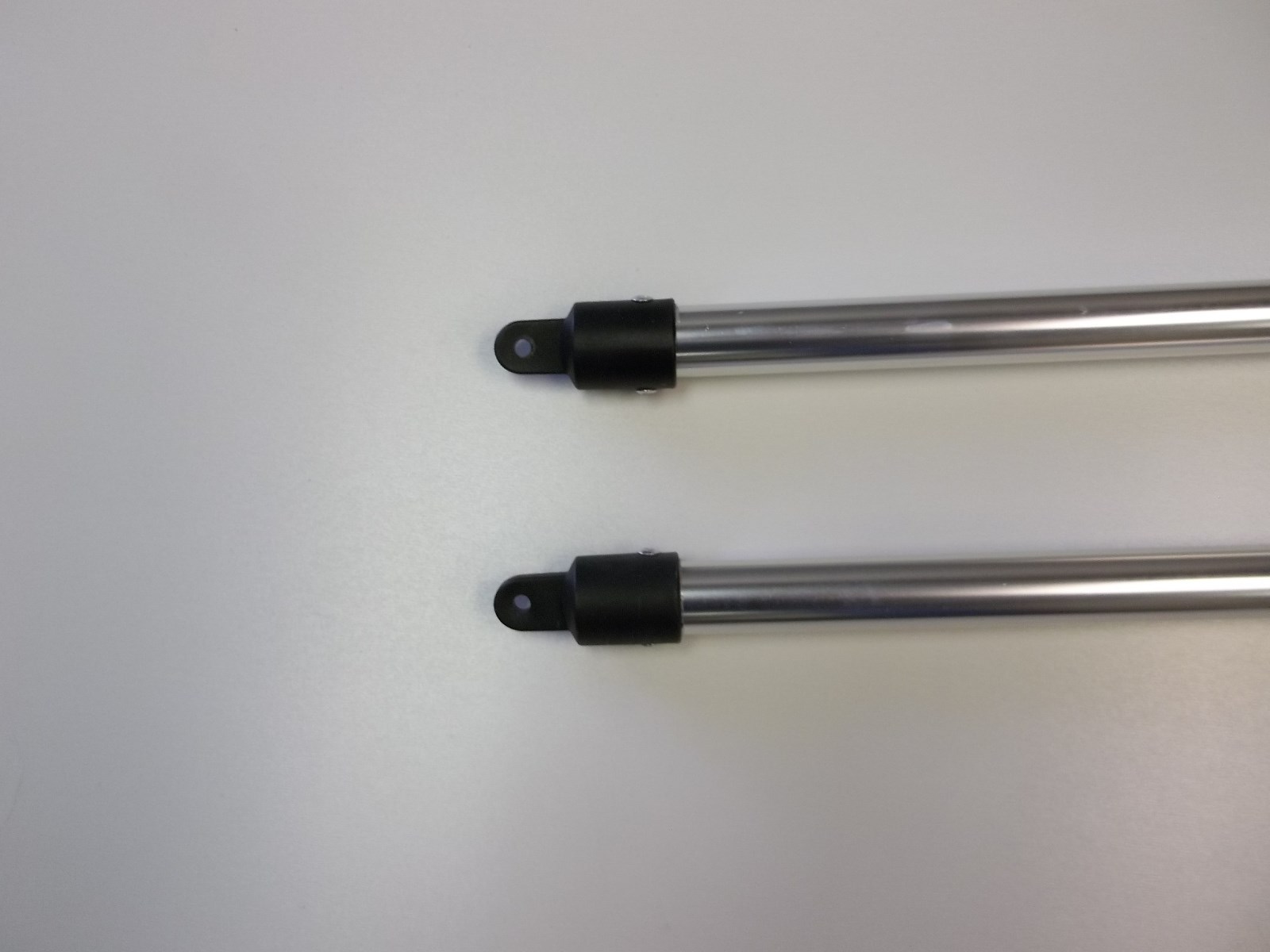 1" ALUMINUM TUBE boat Bimini Top Rear Support (Radar) Poles pair two 2 ...