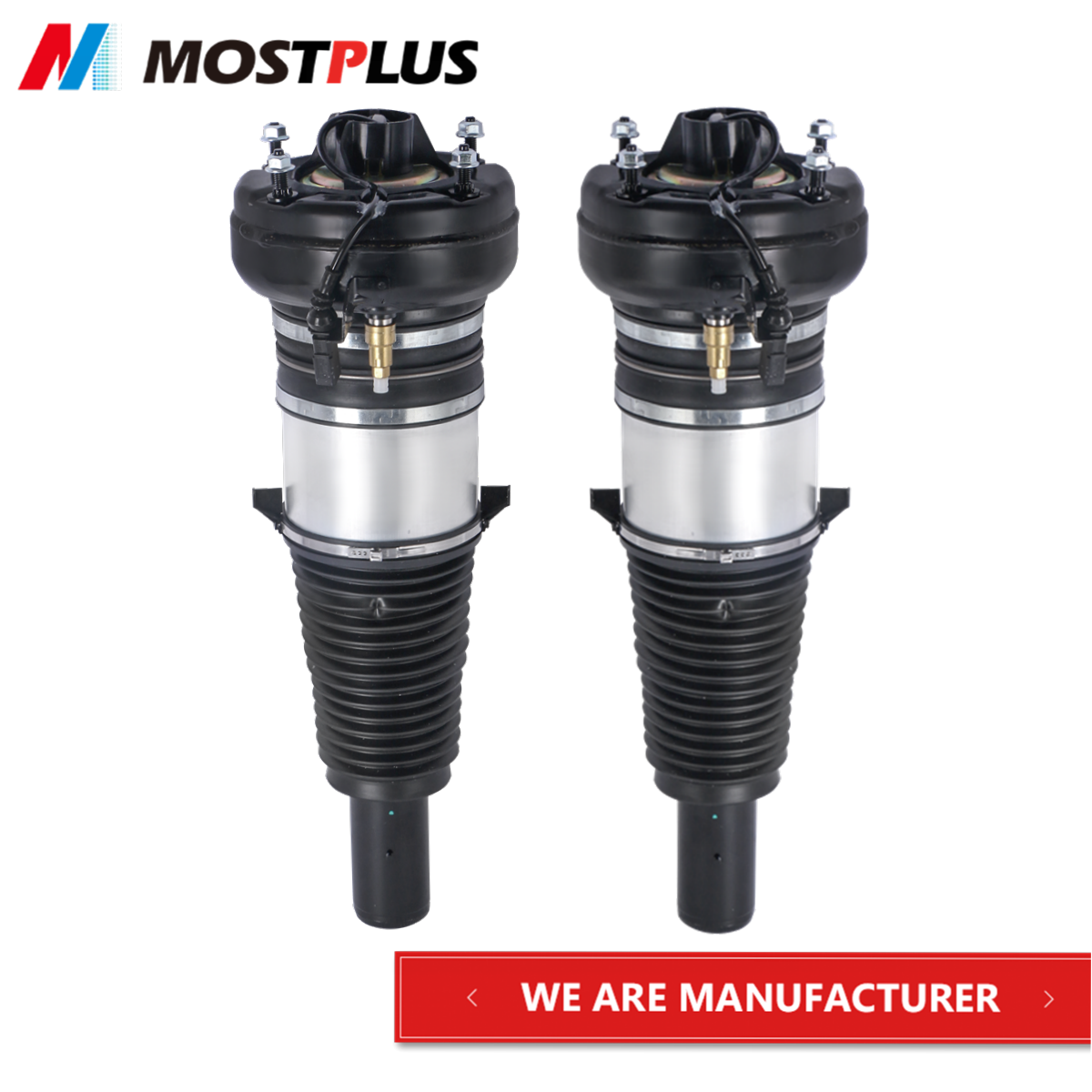 Pair Front Air Suspension Struts For Audi A6 S6 A7 A8 Quattro Bentley ...