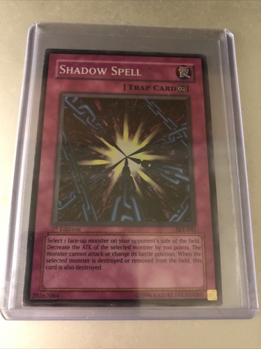 YuGiOh Shadow Spell 1st Edition Holo Foil SKE-041 Super Rare Played | eBay