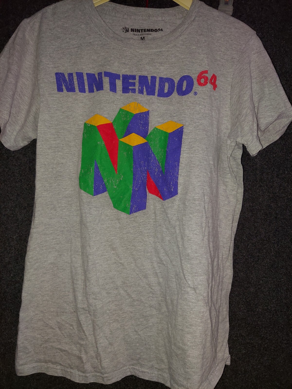 Nintendo 64 Graphic Print T-shirt Size Medium - Gem