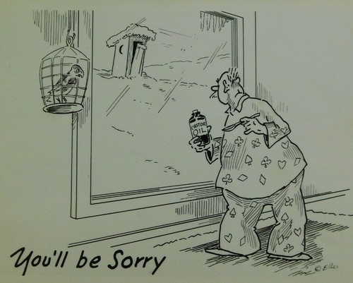 You'll Be Sorry Comic Cartoon Funny On Real Photo Vintage Postcard | eBay