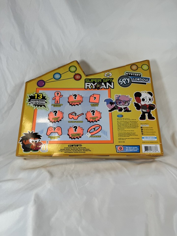 Unopened- Ryan's World Super Spy Golden Console Surprise 886144787386 ...